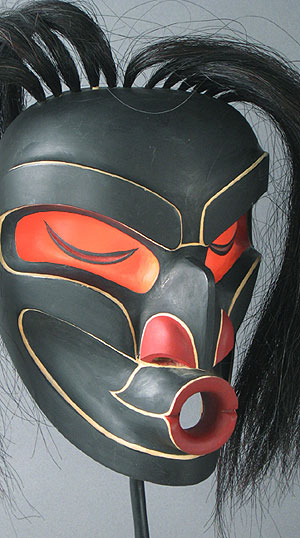 Cannibal Woman (Dzoonokwa) Masks, Northwest Coast
